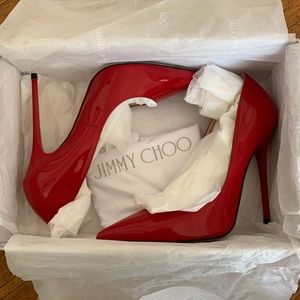 Jimmy Choo | Shoes | Jimmy Choo Red Heels | Poshmark